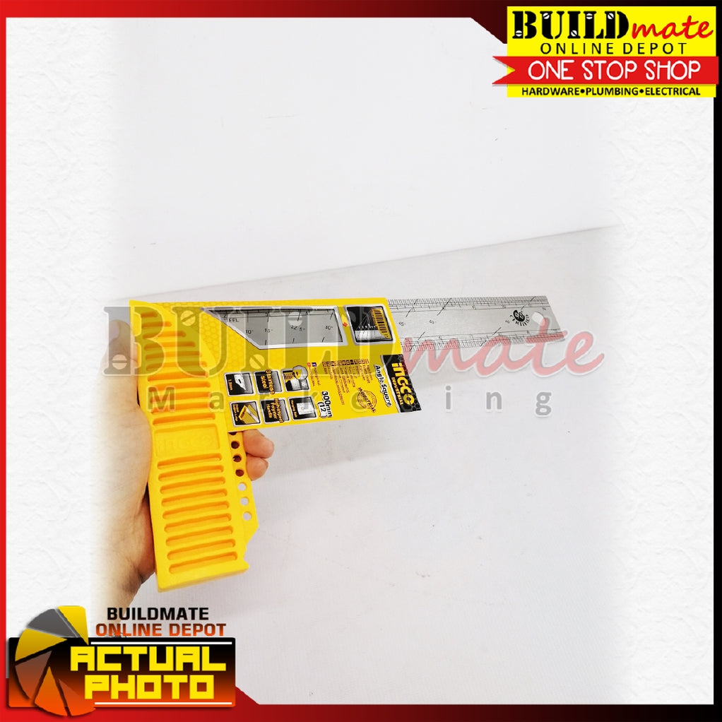 INGCO Angle Square 12" (300mm) HAS123002 •BUILDMATE• IHT — Buildmate