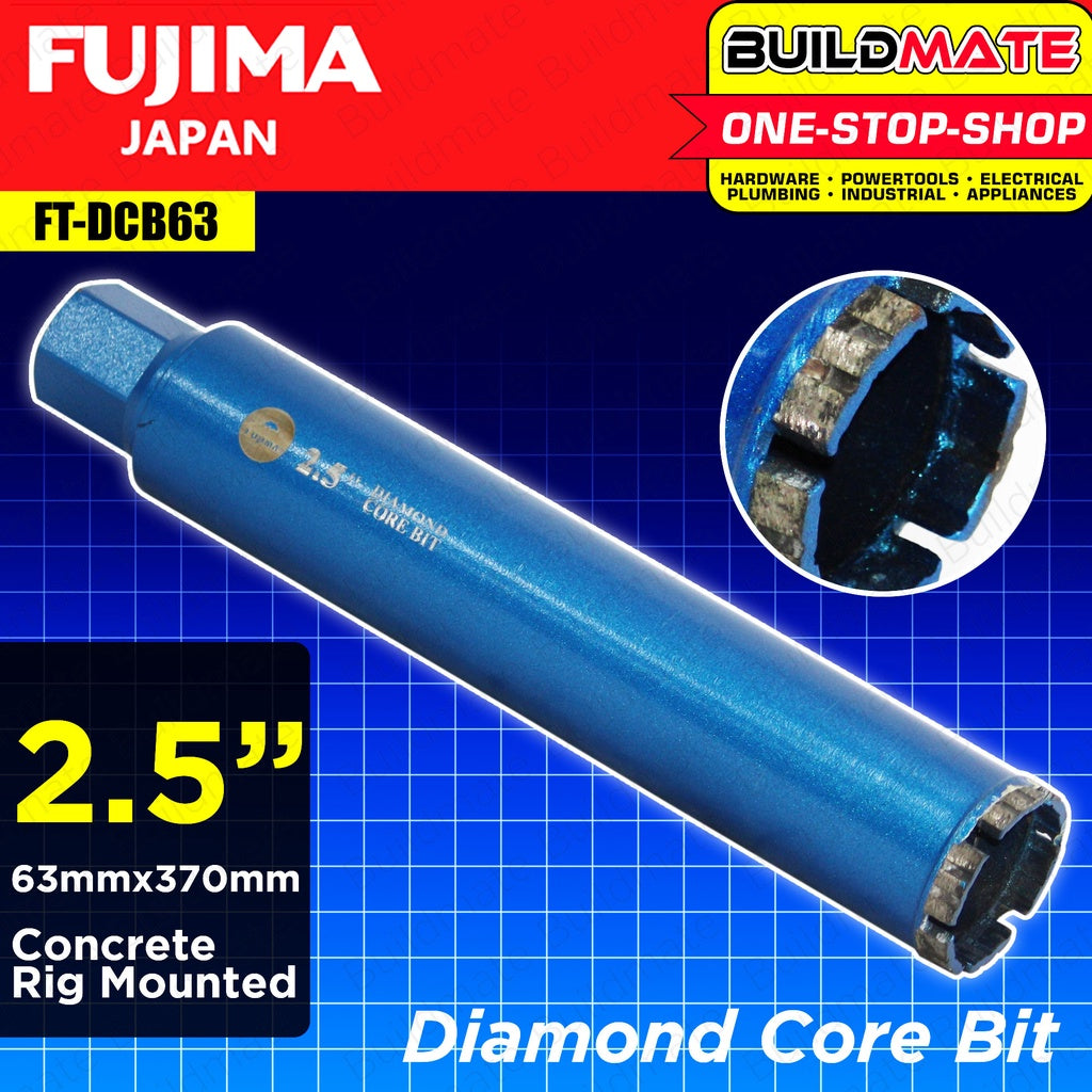 FUJIMA JAPAN Diamond Core Coring Bits 63mmx170mm 2.5" inches FT-DCB63 ...