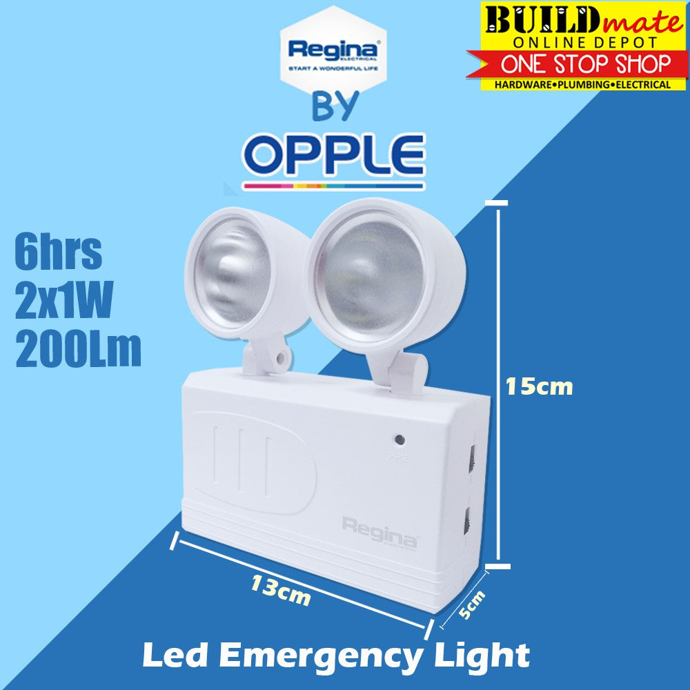 REGINA by Opple LED Emergency Light 5x13x15cm REL633 — Buildmate