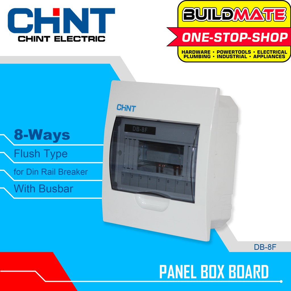 CHINT 8 WAYS FLUSH Type Panel Distribution Box Board for Din Rail Brea ...
