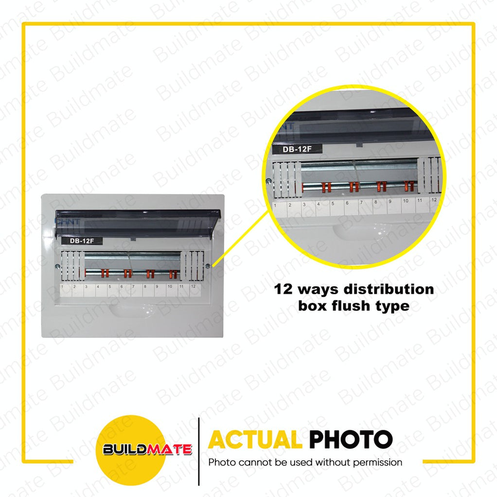 CHINT 12 WAYS FLUSH Type Panel Distribution Box Board for Din Rail Bre ...