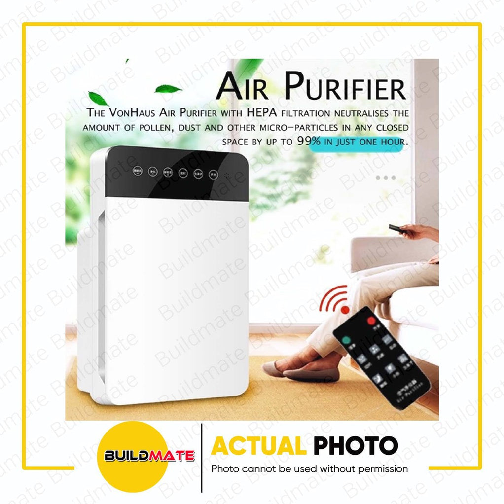 Basic Air Purifier Air Circulator 5 Layers Filtration 3 Speed Control — Buildmate