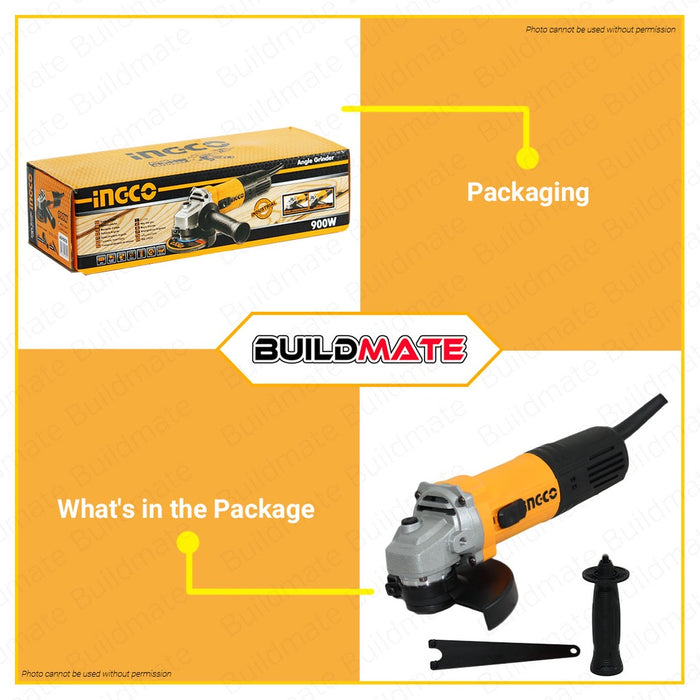 INGCO Angle Grinder 900W AG90028 | 950W 5" AG8528 + FREE TROWEL + BRUS ...