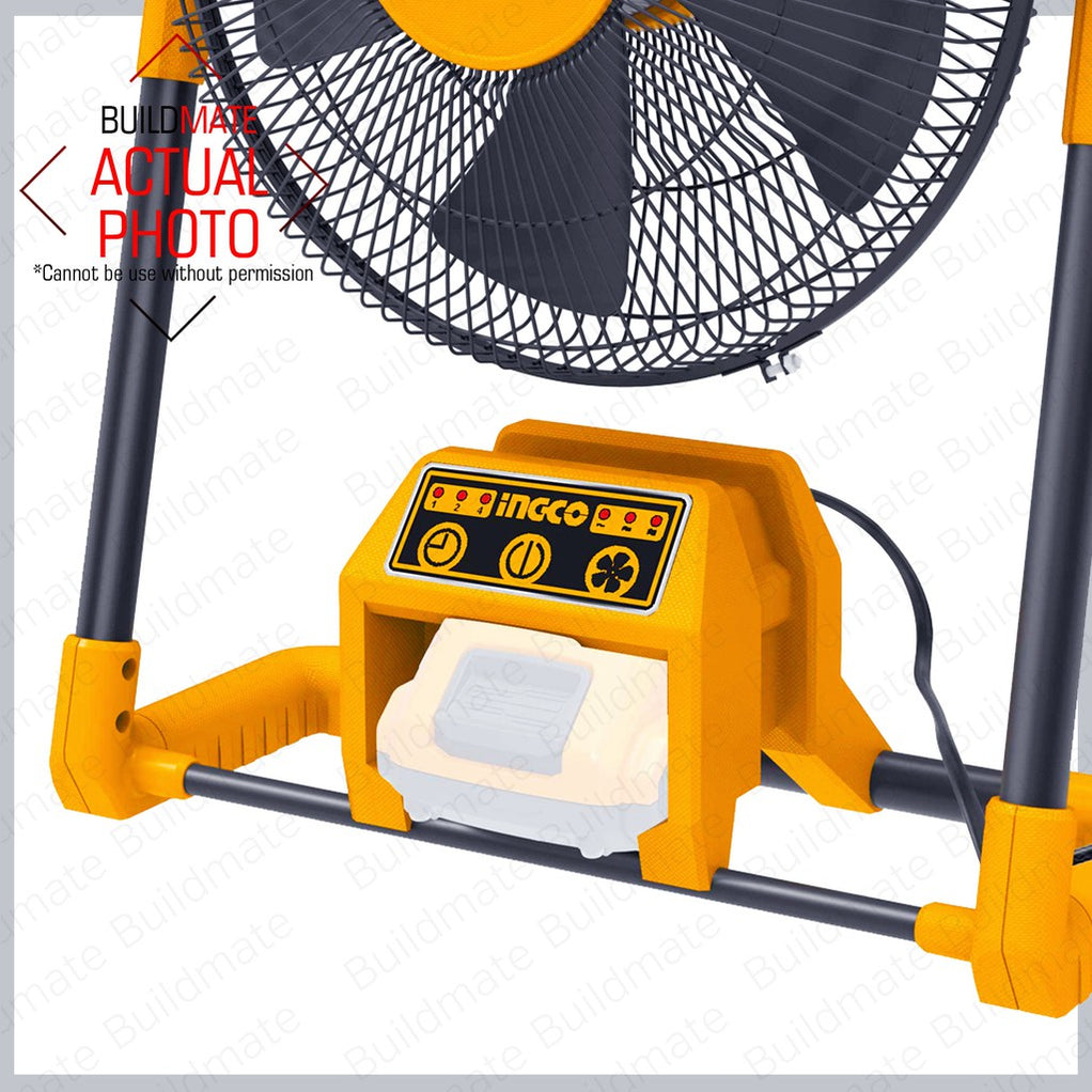 INGCO Cordless Rechargeable Fan 20V CFALI2001 POWERSHARE + FREE TROWEL ...