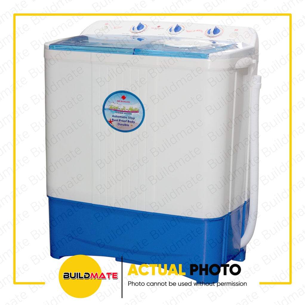 MICROMATIC Twin Tub Washing Machine with Dryer 6.5kg MWM-700 •BUILDMAT ...