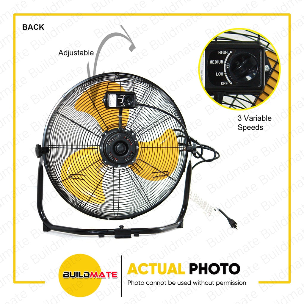 STANLEY 20" 120W Industrial Floor Fan LP-ST-20F-E •BUILDMATE• — Buildmate