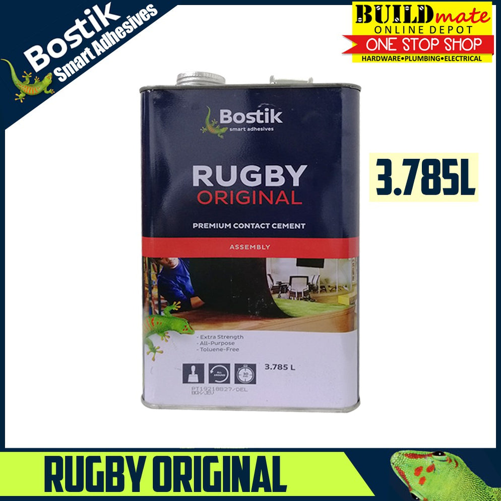 Bostik RUGBY Original/ EXCEL Premium Contact Cement GALLON 3.785L •BUI ...