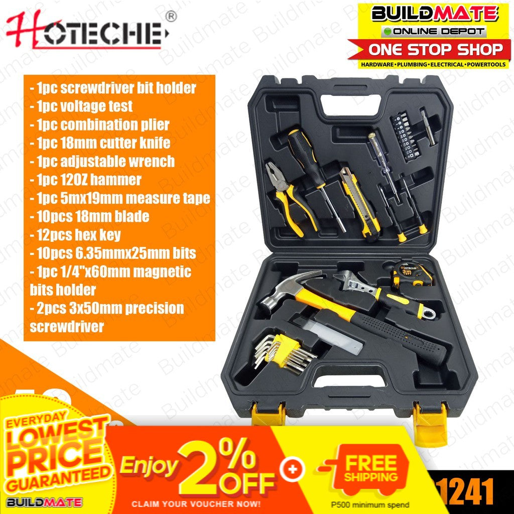 HOTECHE 42PCS/SET Tool Set 491241 •BUILDMATE• — Buildmate