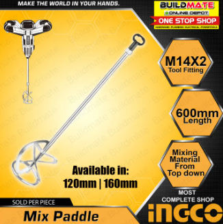 INGCO Mixer Paddle/ Stirring Mixing Rod Stick 160mm MP1160 •BUILDMATE ...