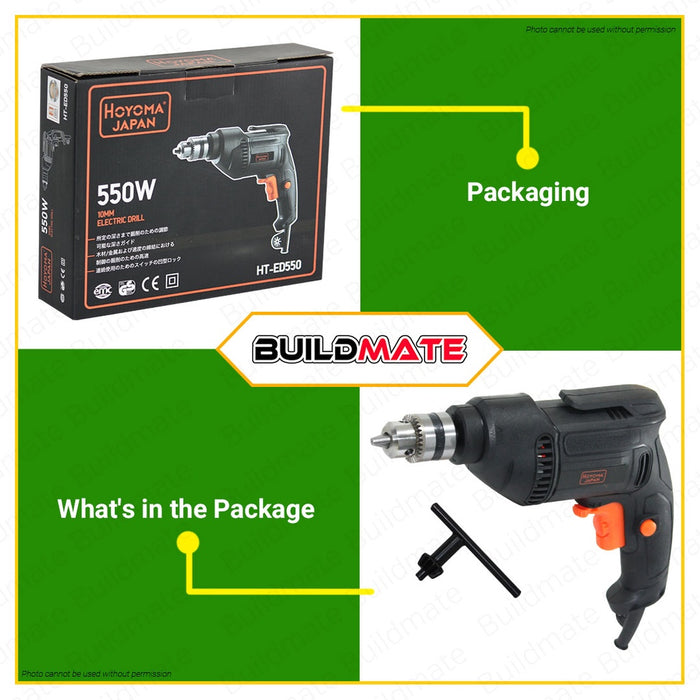 HOYOMA Electric Drill HT-ED500 | ED6109 | ED550 HYMPT 100% ORIGINAL ...