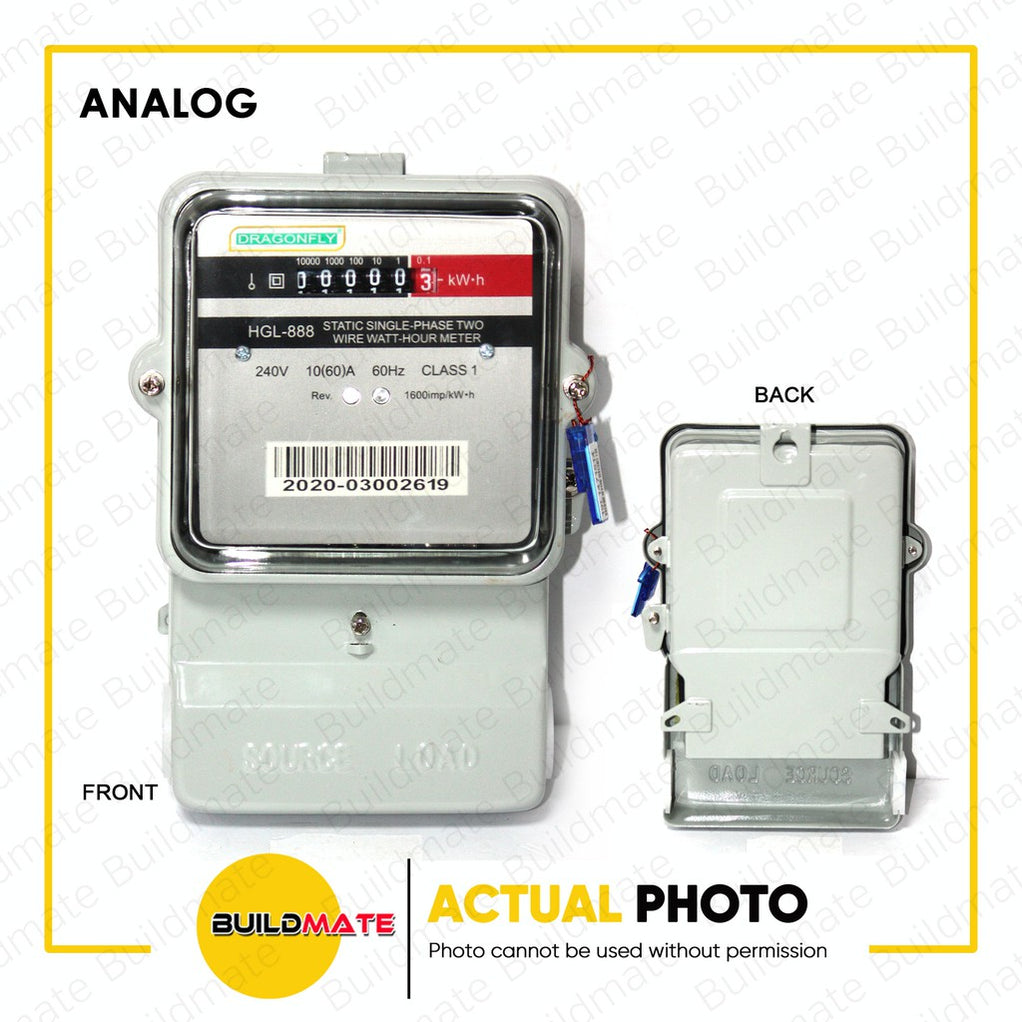 DRAGONFLY Electric Meter KWH Submeter DIGITAL / ANALOG ERC Approved •B ...