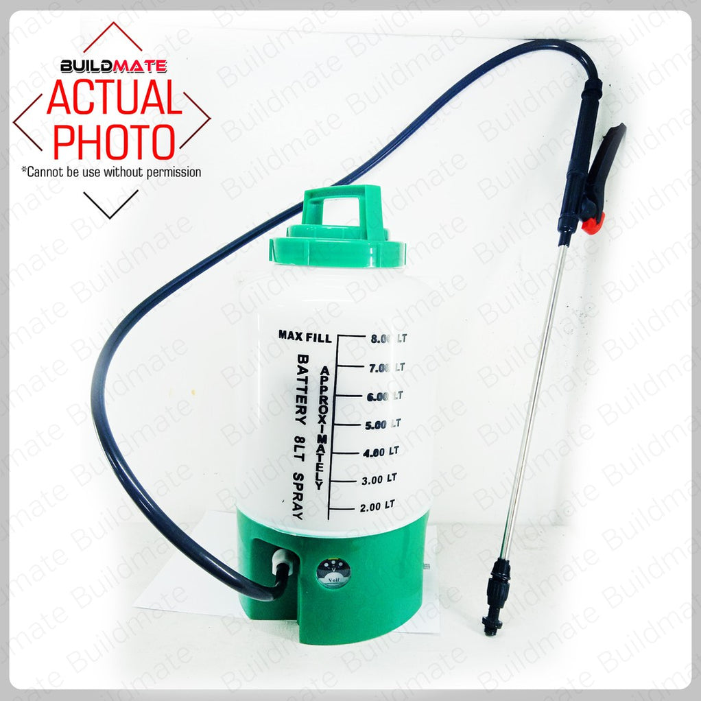 MEGA 8L Battery Operated Rechargeable Sprayer •BUILDMATE• — Buildmate