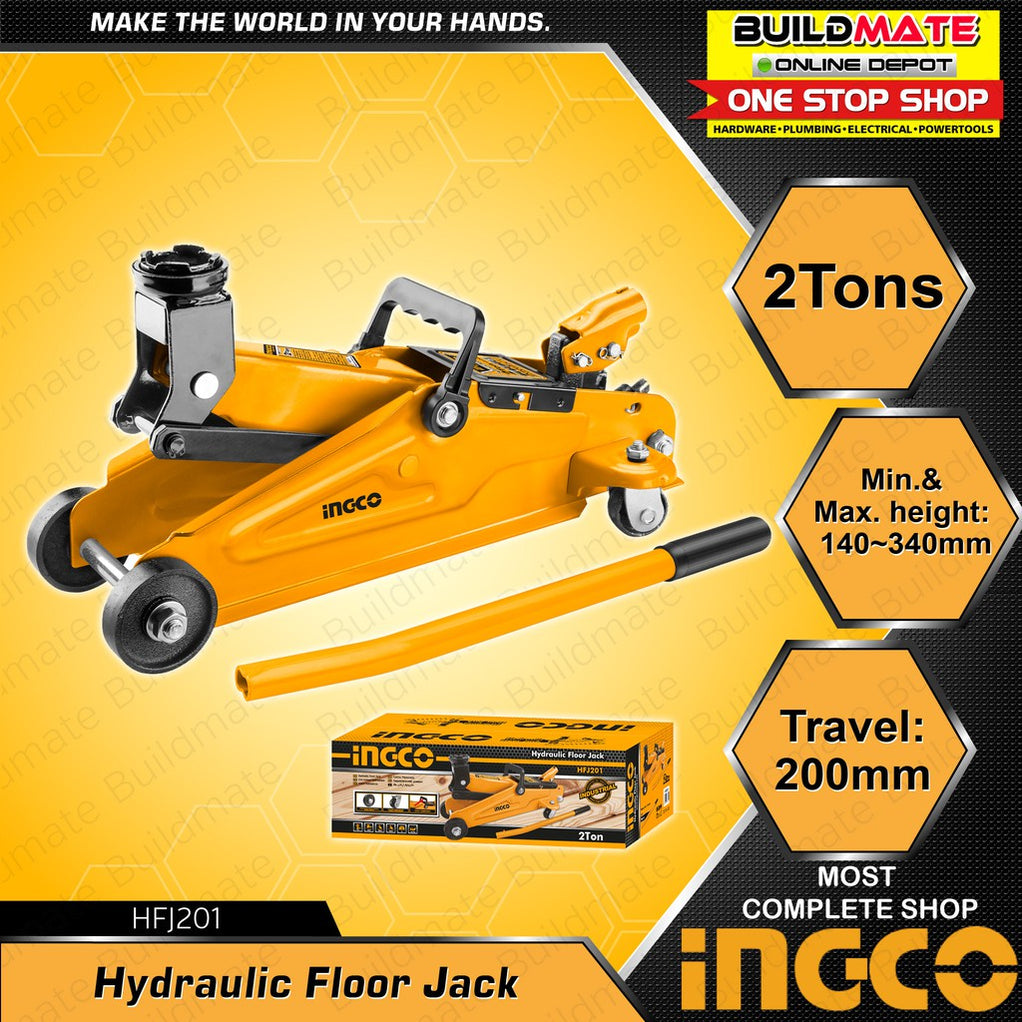 INGCO 2 TONS Hydraulic Floor Jack HFJ201 •BUILDMATE• IHT — Buildmate