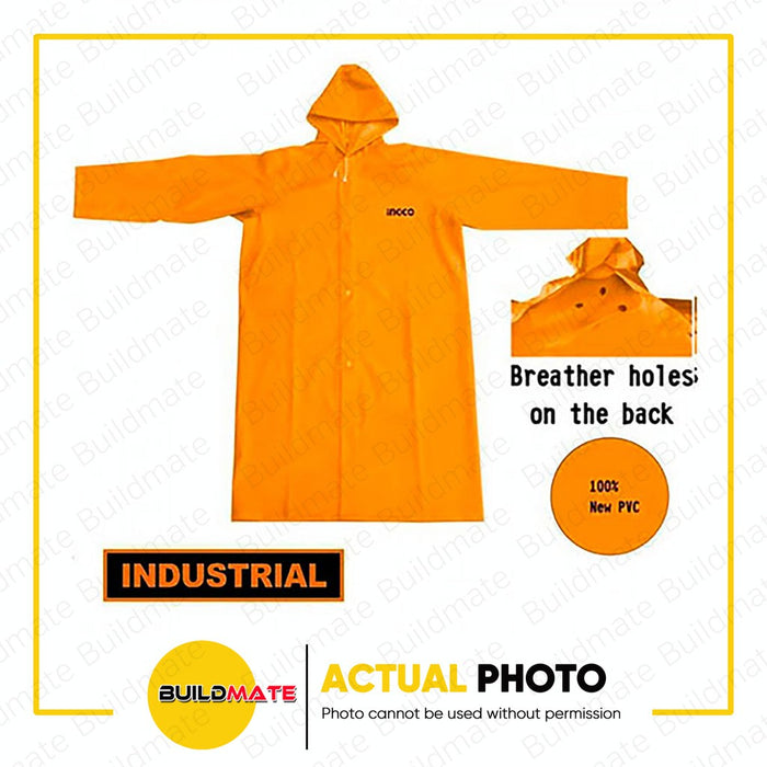 INGCO Rain Coat New PVC Material HRCTL031 SOLD PER PIECE •BUILDMATE• I ...