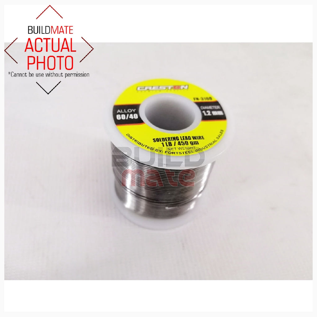 CRESTON Alloy Soldering Lead Wire Ø1.2mm 450 Grams FN3100 •BUILDMATE• — Buildmate