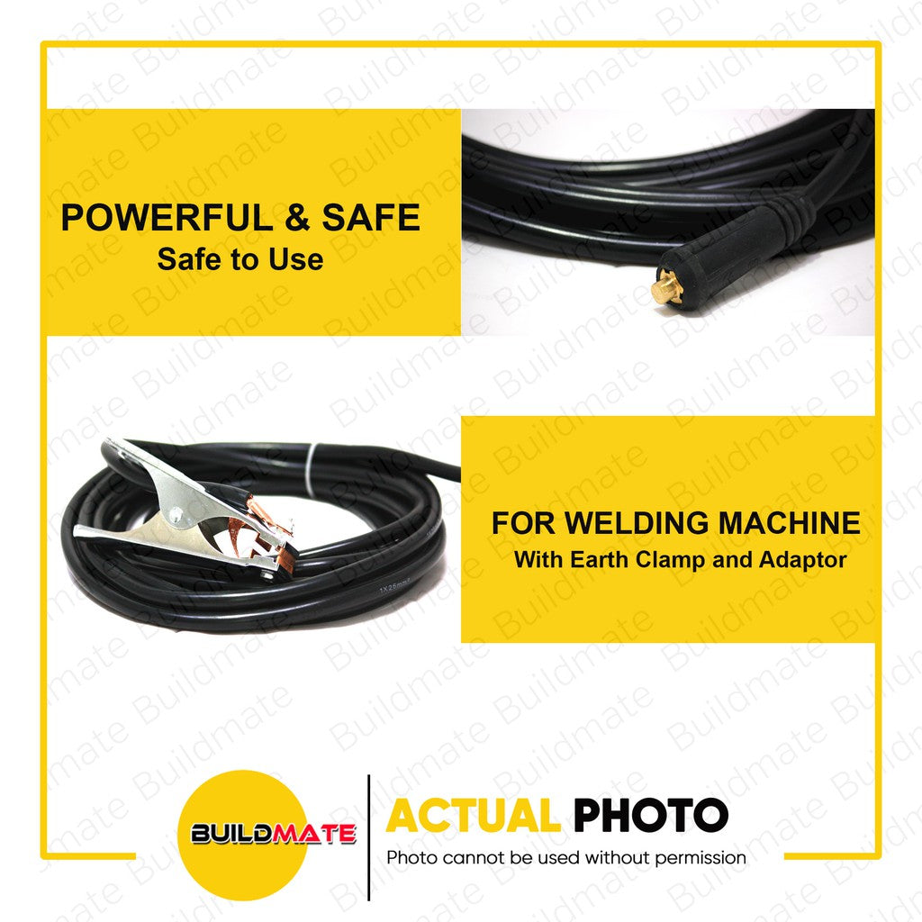 Grounding Cable 2m 5m 7m 10m 25sqmm for Welding Machine w/ Earth Groun ...