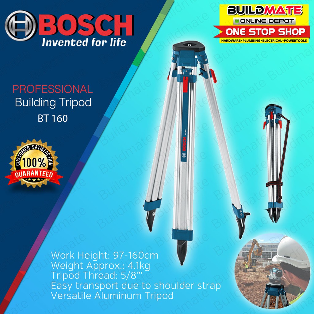 BOSCH Professional Building Tripod BT 160 0601091200 100% ORIGINAL / A ...