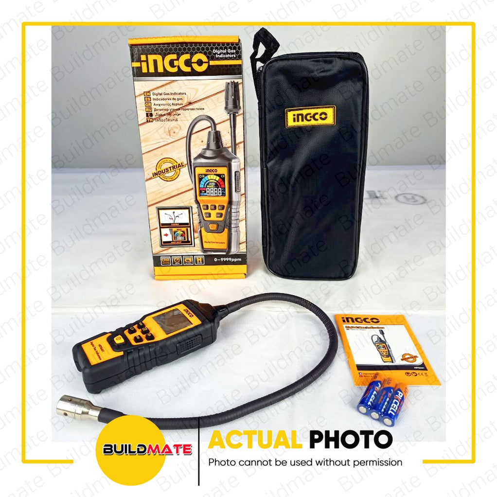 INGCO Digital Gas Indicator HETGA01 +FREE TAPEMEASURE & GLOVES •BUILDM ...