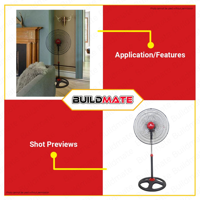 HANABISHI Stand Fan Windmill 20" WM-20SF •BUILDMATE• — Buildmate