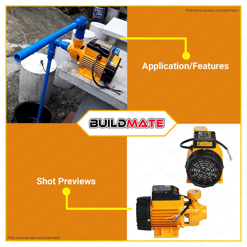 INGCO Water Peripheral Pump 370W (0.5HP) Clear Water Pump Booster Pump ...