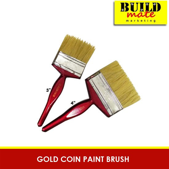 Gold Coin Paint Brush 3" & 4" — Buildmate