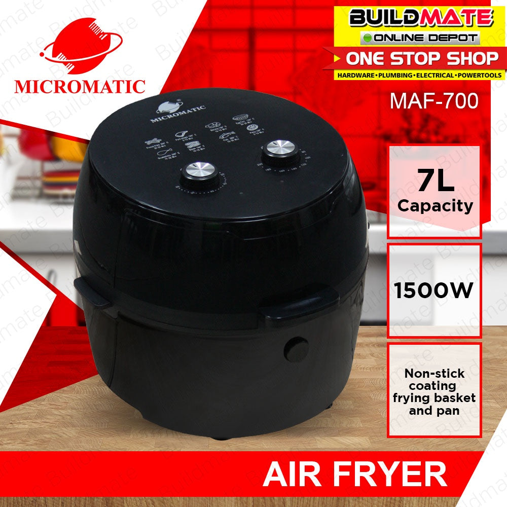 MICROMATIC Digital Air Fryer Non Stick Convection Oven 7L 1500W MAF-70 ...