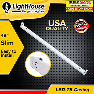 LIGHTHOUSE LED T8 Fluorescent Tube Housing Casing 20W HOLDER ONLY LHT8 ...