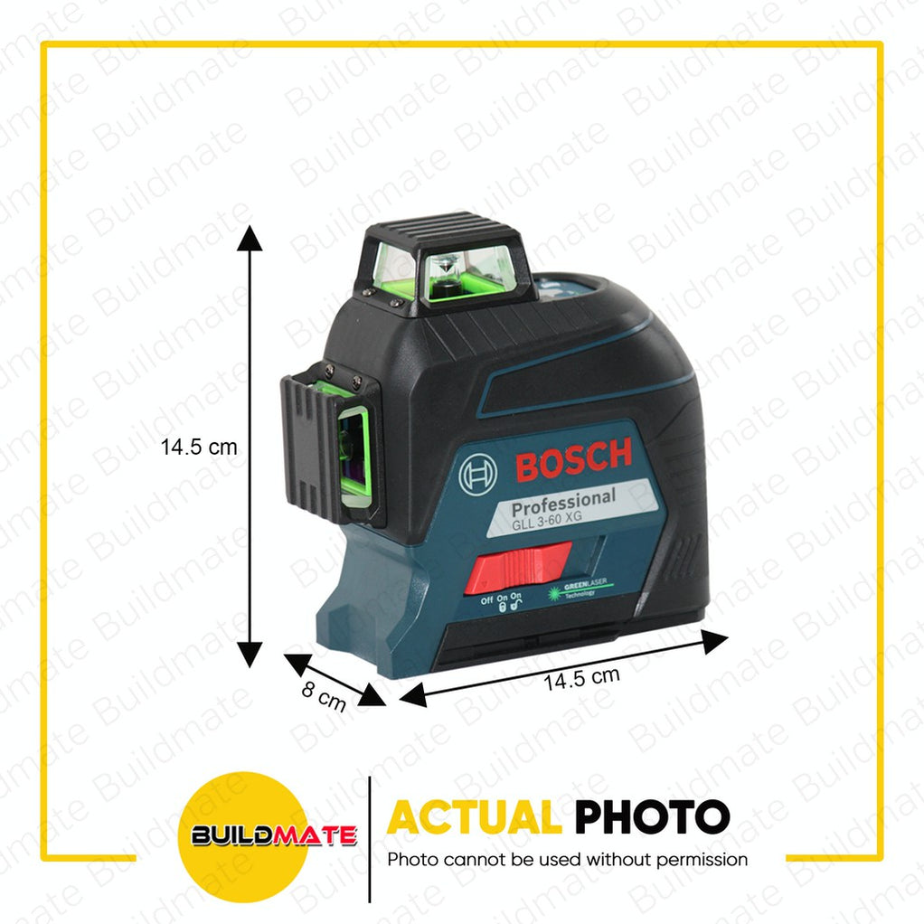 BOSCH Professional Green Line Laser Measuring Tool GLL 3-60 XG 100% OR ...