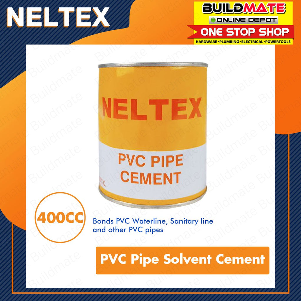 NELTEX PVC Pipe Solvent Cement Glue 400CC •BUILDMATE• — Buildmate