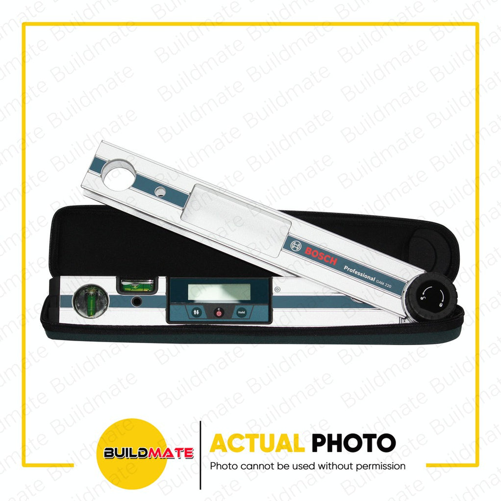 BOSCH Professional GAM 220 Digital Angle Measurer Measuring Tool 06010 ...