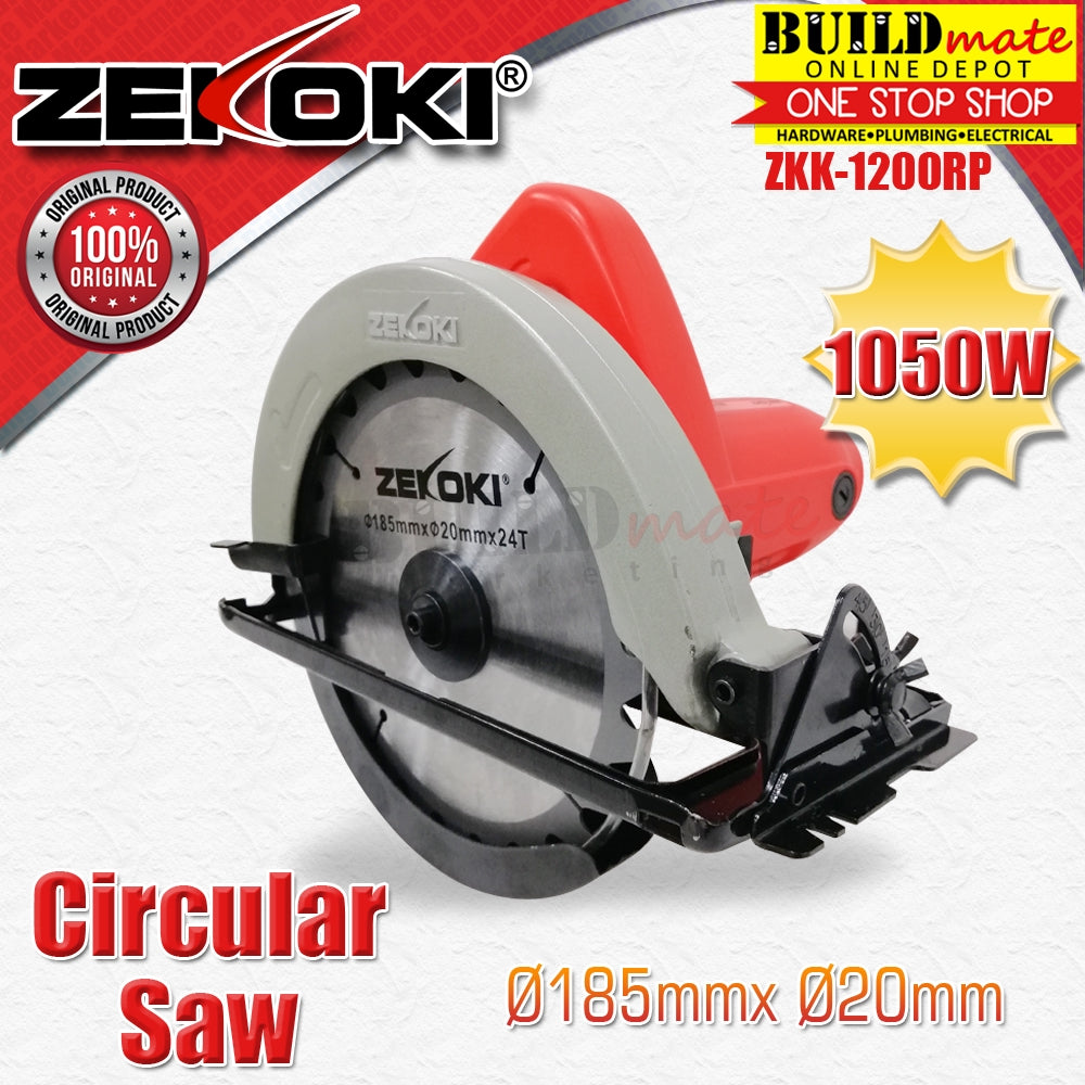 ZEKOKI Circular Saw Power 1050W ZKK-1050RC •BUILDMATE• — Buildmate