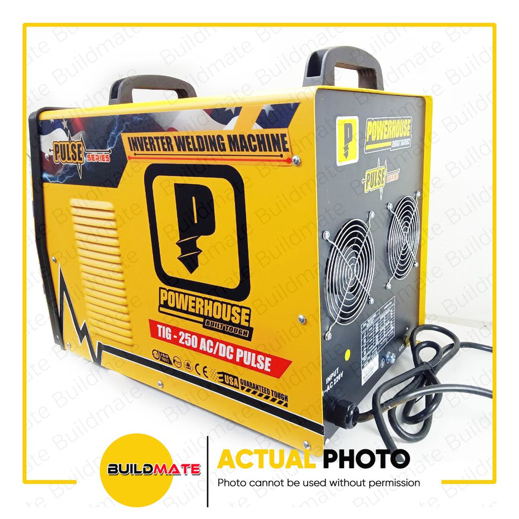 BUILDMATE Powerhouse 250A AC-DC TIG / MMA 2IN1 PULSE SERIES Inverter W ...