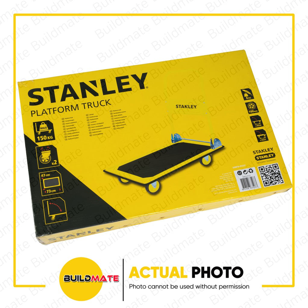 STANLEY Platform Truck Push Cart Trolley Flat Bed 150kg PC527 •BUILDMA ...