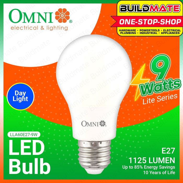 OMNI LED Lite A60 BULB 9W LLA60E27-9W •BUILDMATE• — Buildmate