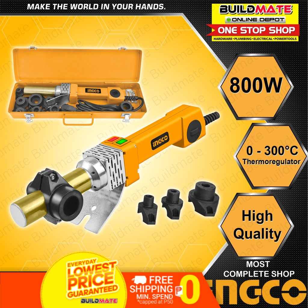 INGCO PVC PPR Pipe Fusion Welding Machine 800W PTWT8001 •BUILDMATE• IP ...