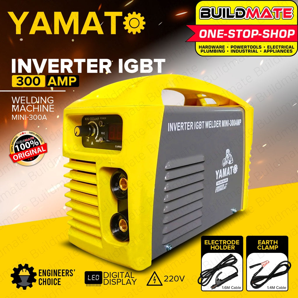 YAMATO JAPAN 300A Portable Inverter Welding Machine ARC MMA STICK MINI ...