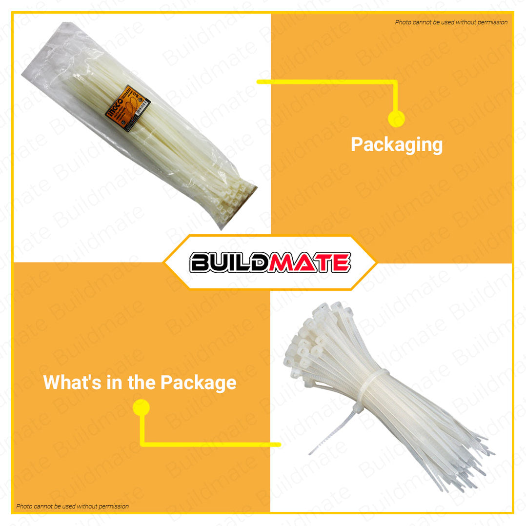 INGCO Nylon Cable Ties HCT4001 •BUILDMATE• HT2 — Buildmate