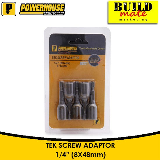 POWERHOUSE TEK Screw Adaptor with MAGNET 1/4" (8x48mm) SOLD PER PIECE ...