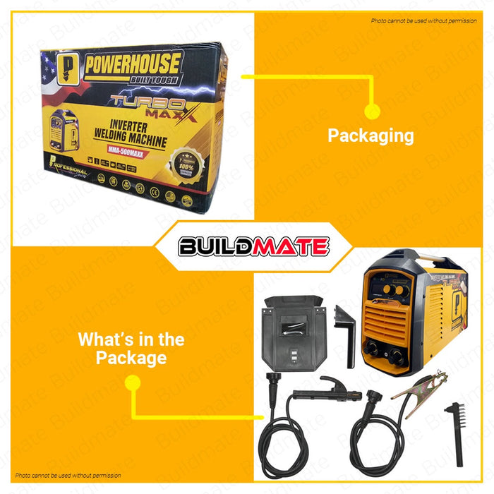 POWERHOUSE USA INVERTER TYPE PORTABLE WELDING MACHINE TURBOMAXX SERIES ...