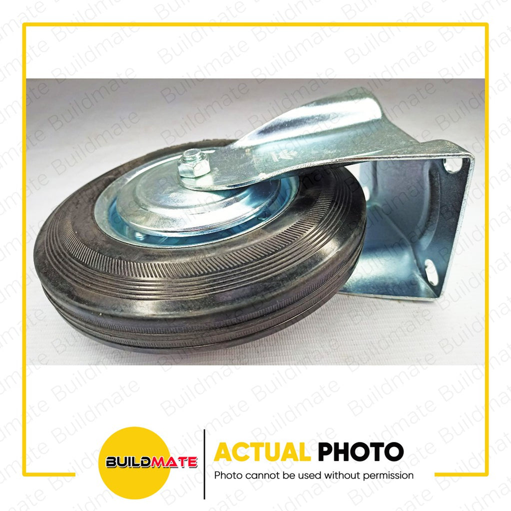 BUTTERFLY Rubber Caster Wheel 8" Fixed | Swivel SOLD PER PIECE •BUILDM ...