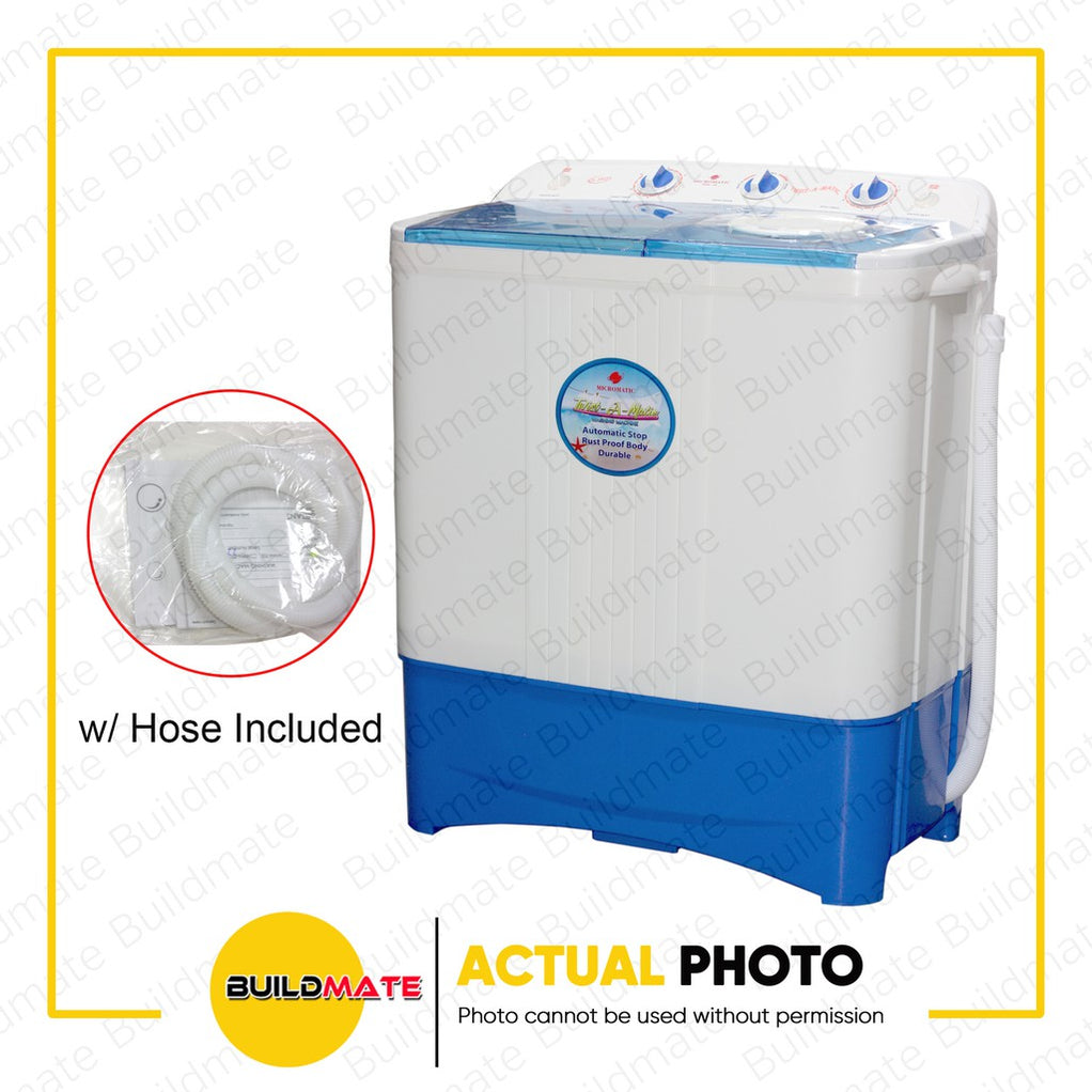 MICROMATIC Twin Tub Washing Machine with Dryer 6.5kg MWM-700 •BUILDMAT ...