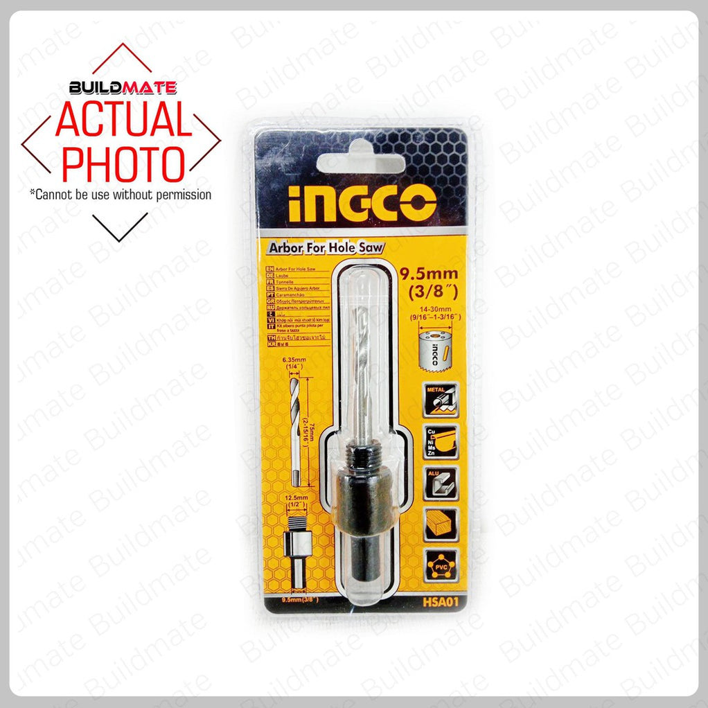 INGCO Arbor For Hale Saw 9.5mm 3/8" HSA01 •BUILDMATE• IHT — Buildmate