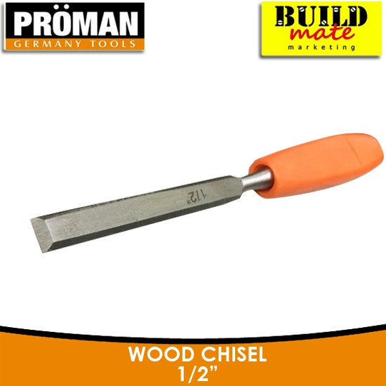 Proman Wood Chisel 1/2" •BUILDMATE• — Buildmate