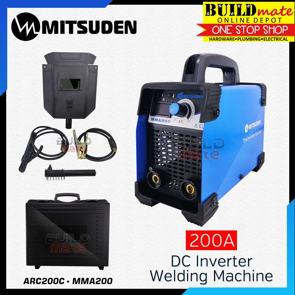 MITSUDEN 200A DC Inverter Portable ARC Welding Machine WITH CARRYING C ...