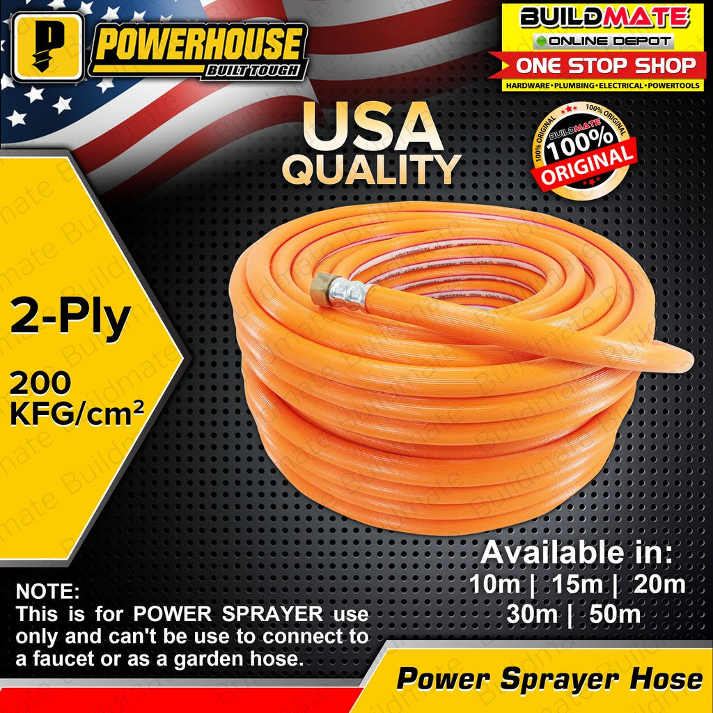 POWERHOUSE 2-Ply Pressure Washer Power Sprayer Hose 10m | 15m | 20m ...