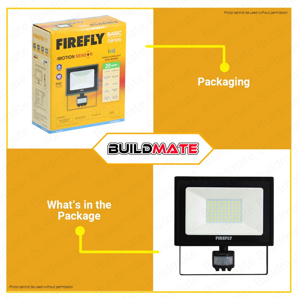 FIREFLY Basic Terra with Sensor LED Floodlight Flood Light DAYLIGHT EF ...