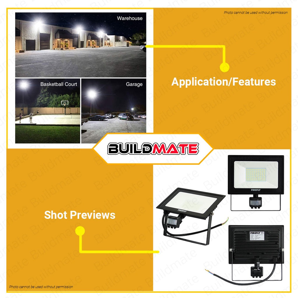 FIREFLY Basic Terra with Sensor LED Floodlight Flood Light DAYLIGHT EF ...