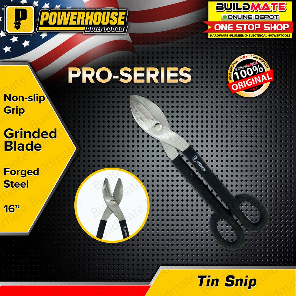 POWERHOUSE PRO SERIES Bulldog Tin Snip 16" •BUILDMATE• PHHT — Buildmate