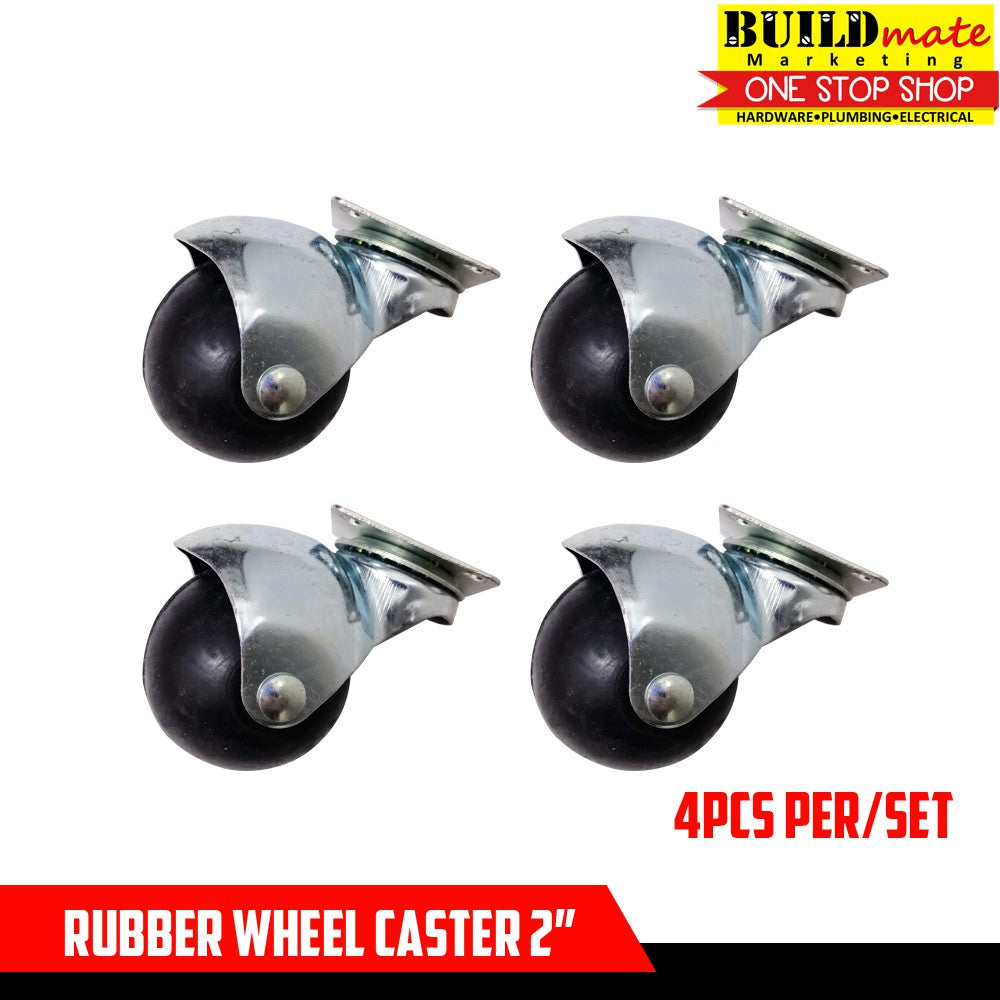 Maxim BALL Caster 2" with Rubber Wheels 4pcs/SET — Buildmate