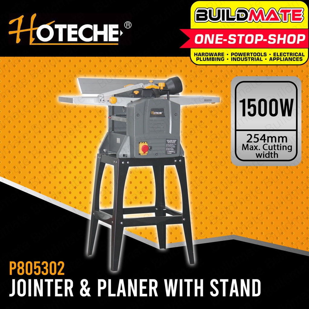 HOTECHE Jointer and Planer with Stand 254mm HTC-P805302 •BUILDMATE ...